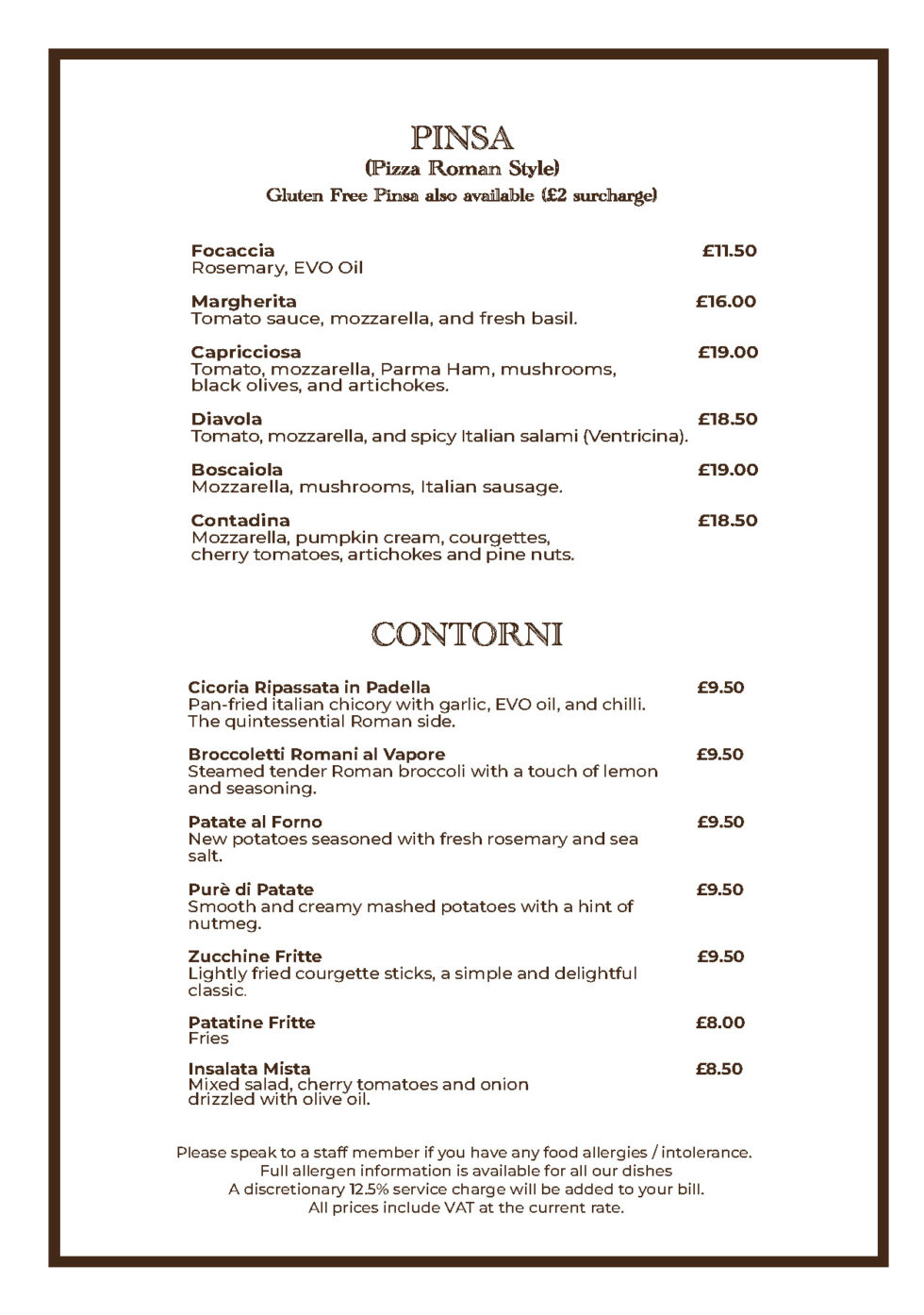 Ci Tua | Roman Osteria